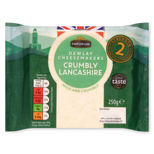 Dewlay Cheesemakers Crumbly Lancashire Cheese | ALDI UK